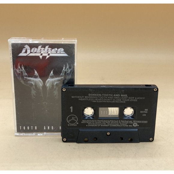 Dokken Tooth and Nail | Media | Dokken Tooth And Nail Cassette Tape 984 ...